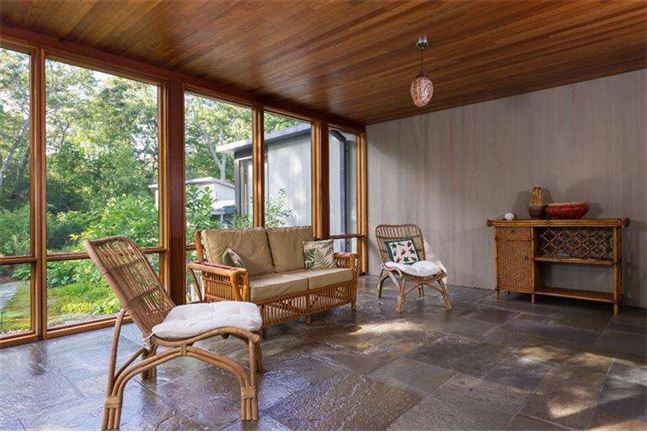 Look inside this contemporary home in Woods Hole with a wall of ...