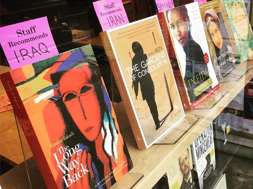 This local bookstore responded to President Trump's immigration order ...