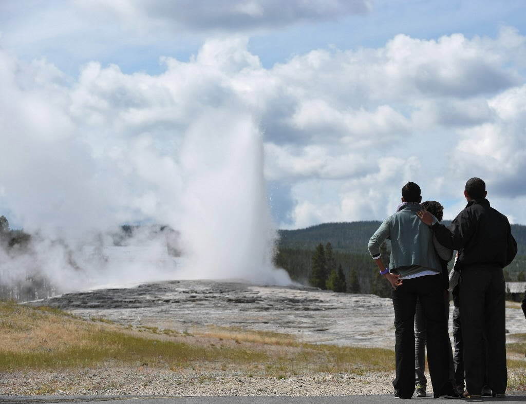 Yellowstone geyser erupts for 3rd time in 6 weeks