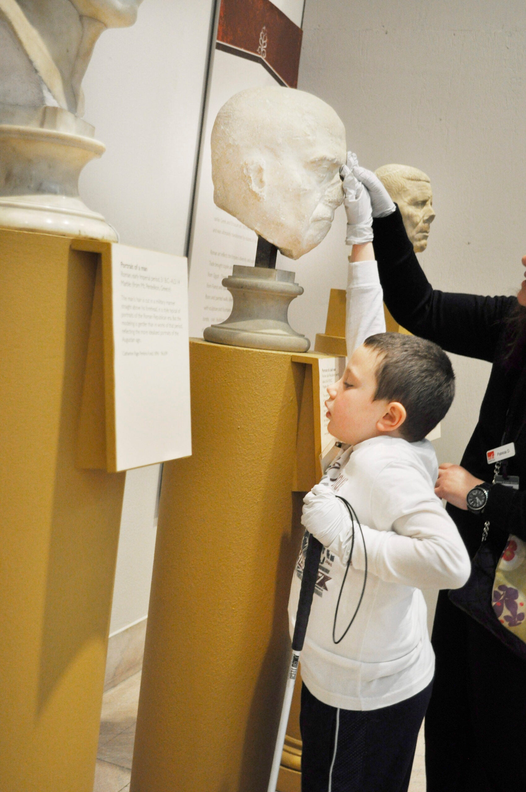 Perkins kids visit the MFA