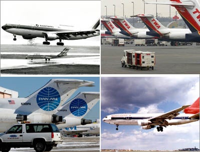 Defunct airlines that flew out of Logan