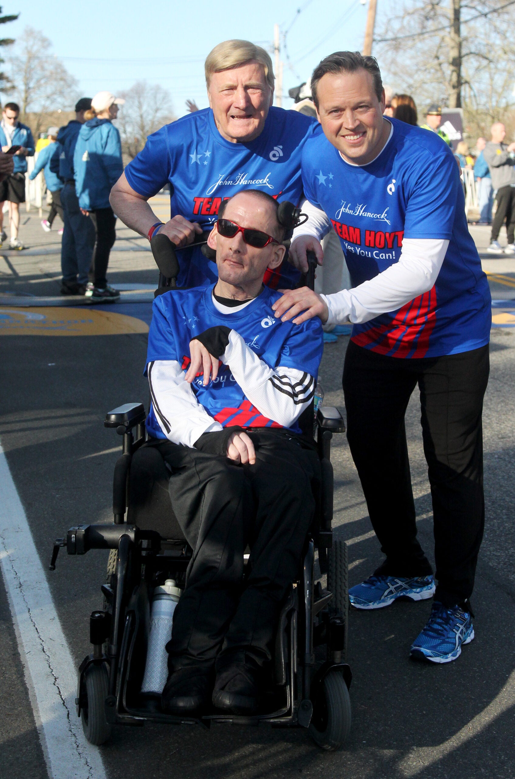 Bryan Lyons, who pushed Rick Hoyt in the Boston Marathon since 2015, is ...