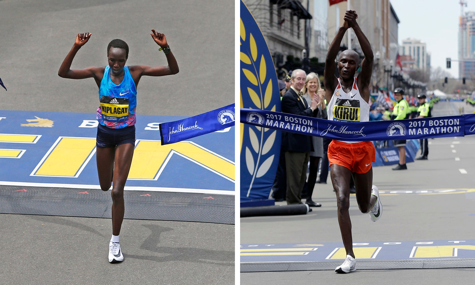 Kenyan runners have a banner day at 2017 Boston Marathon
