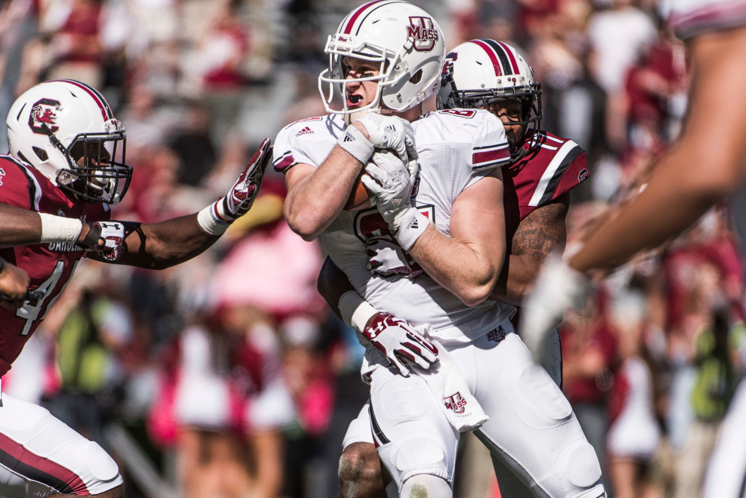 After stint running campaign, UMass' Adam Breneman on NFL radar
