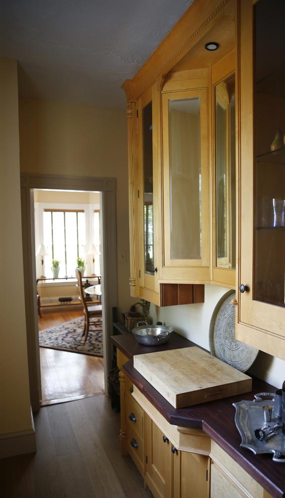 Beautiful wood cabinets set tone for restoration of Dorchester Victorian