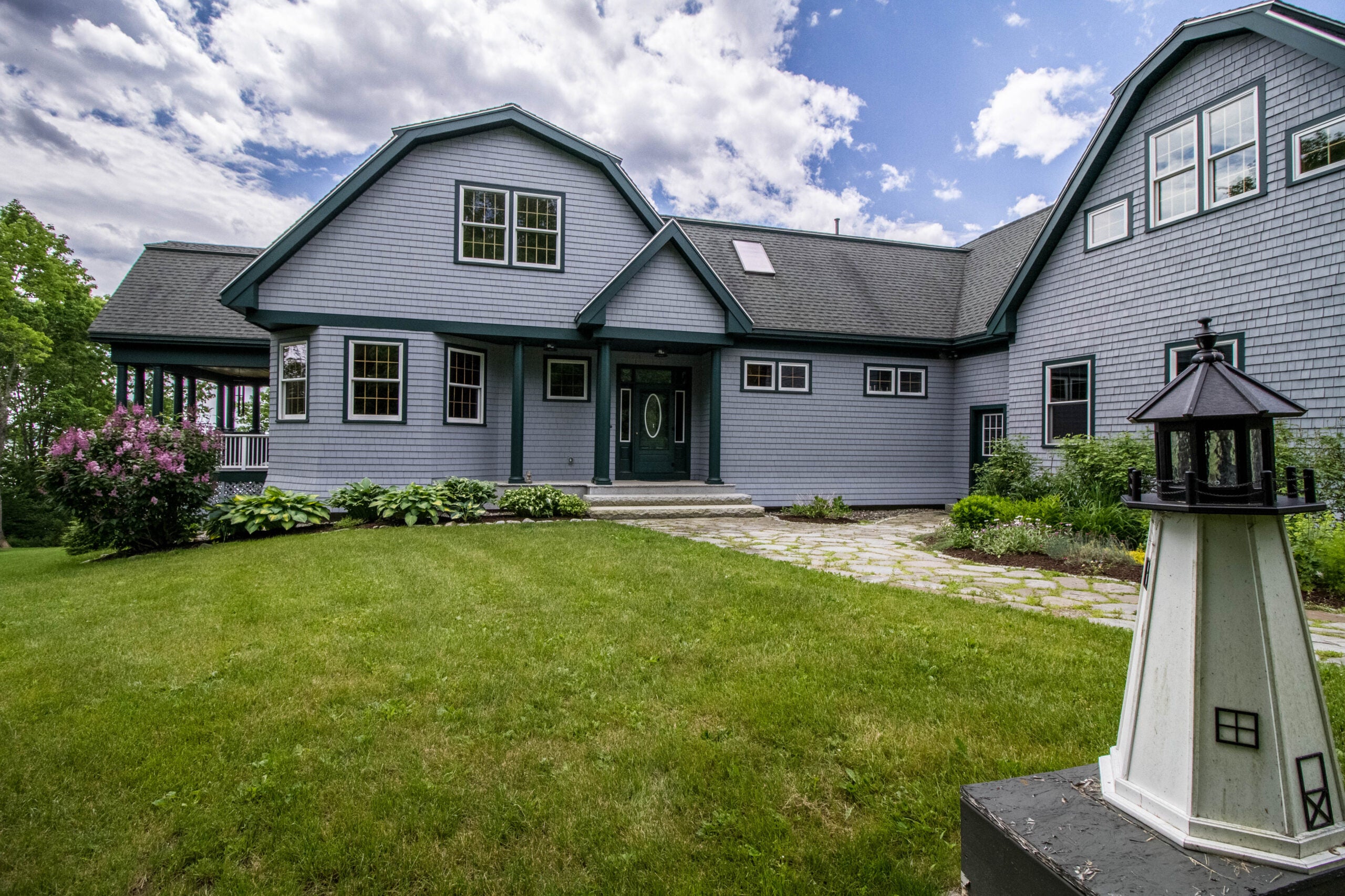 Luxury: A waterfront estate on Maine's Penobscot Bay is up for auction