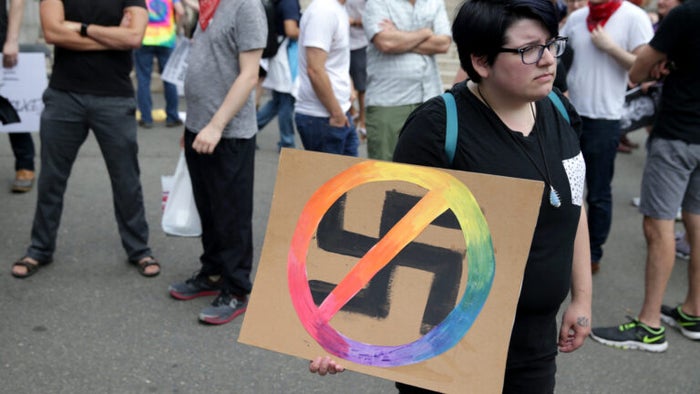 The most creative signs from the protests against the 'free speech ...