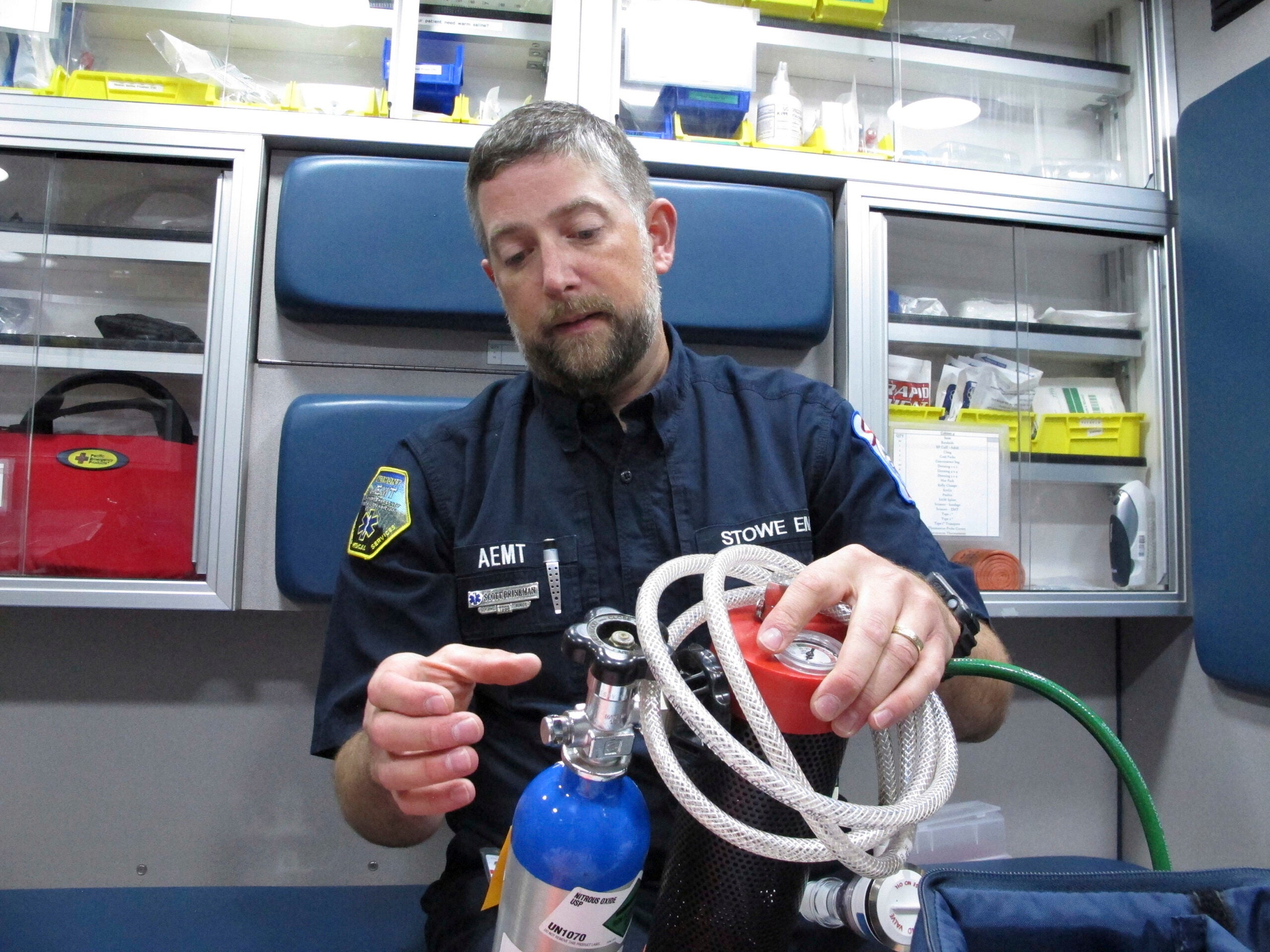 Laughing gas makes a comeback as painkiller in ambulances