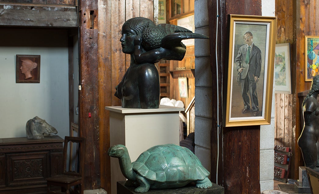 See how an American sculptor's Gloucester home, studio formed vibrant ...