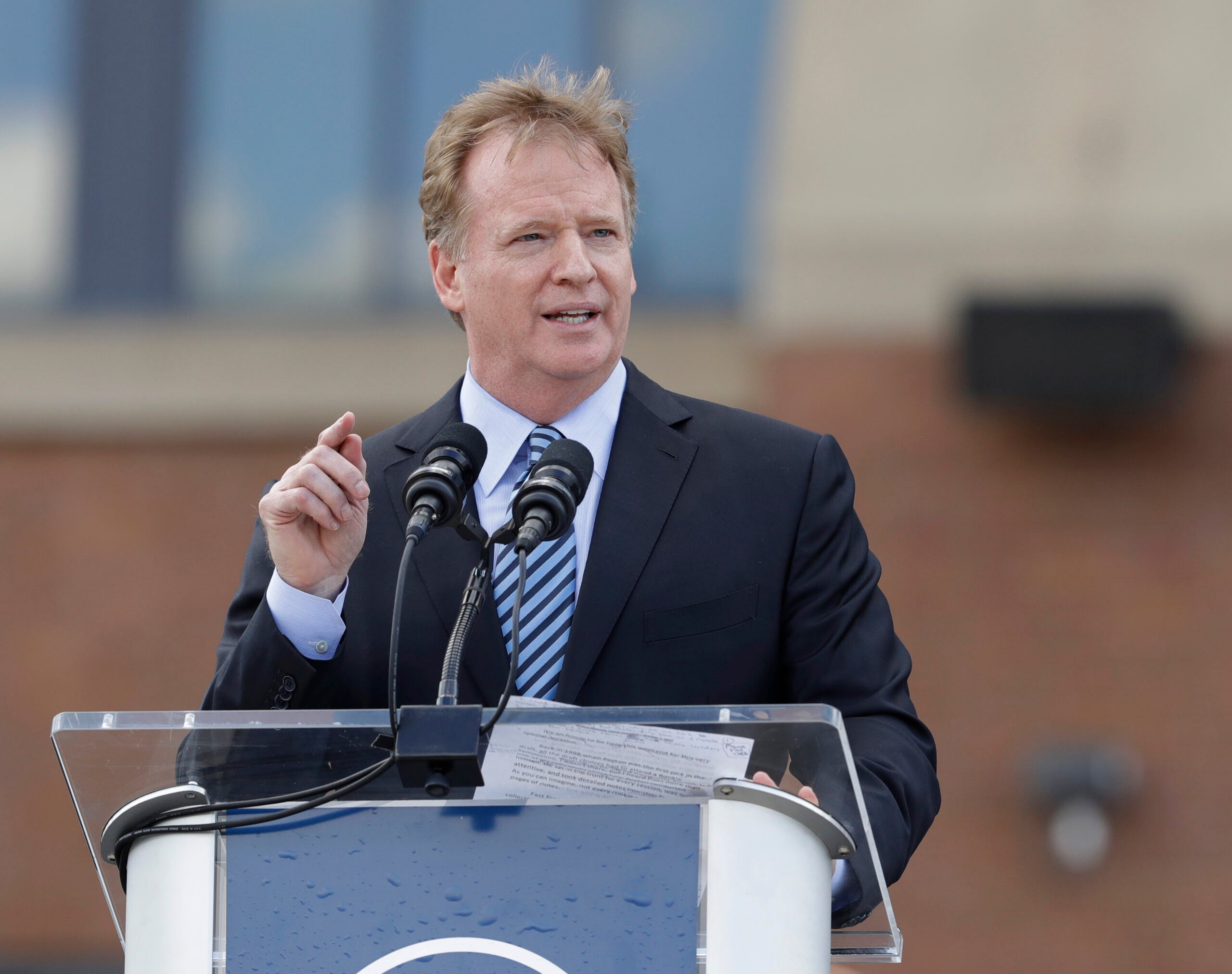 Roger Goodell: 'We believe that everyone should stand for the National ...