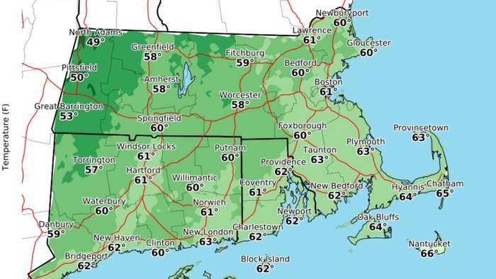 A frost advisory is ahead as temperatures fall across Massachusetts