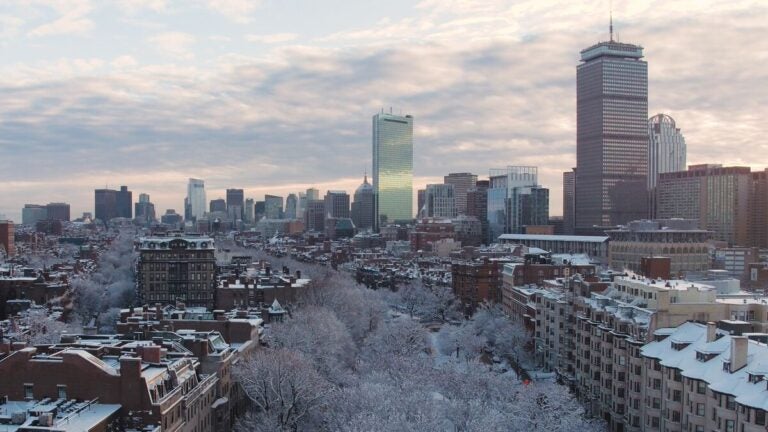 This sunrise drone video is a serene portrait of Boston after the ...
