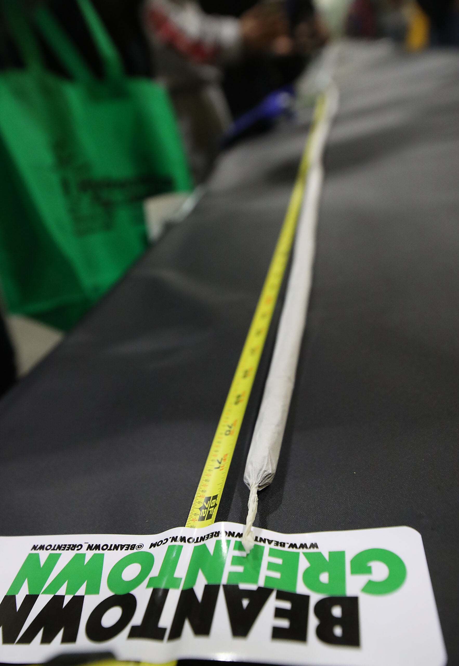 Here's the 100-foot-long joint rolled at a Massachusetts marijuana expo