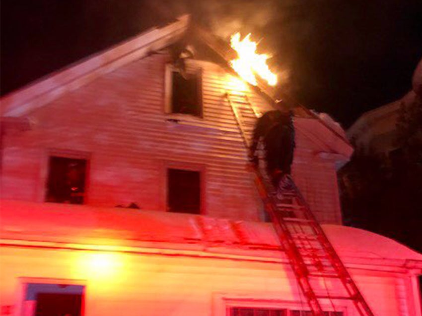 Boston house fire displaces 4 residents