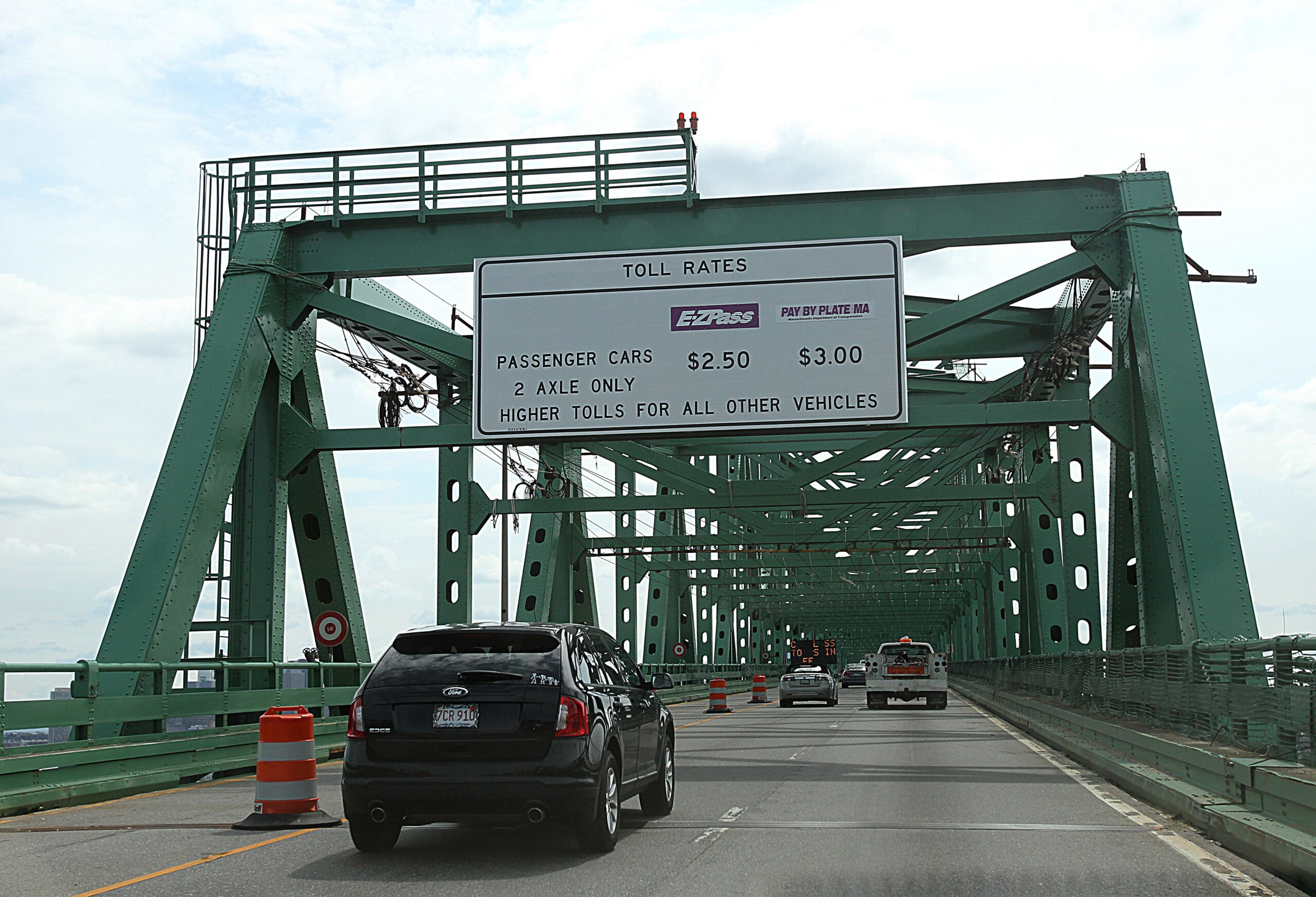 Lane closures on the Tobin Bridge begin April 1. Here's what to know.
