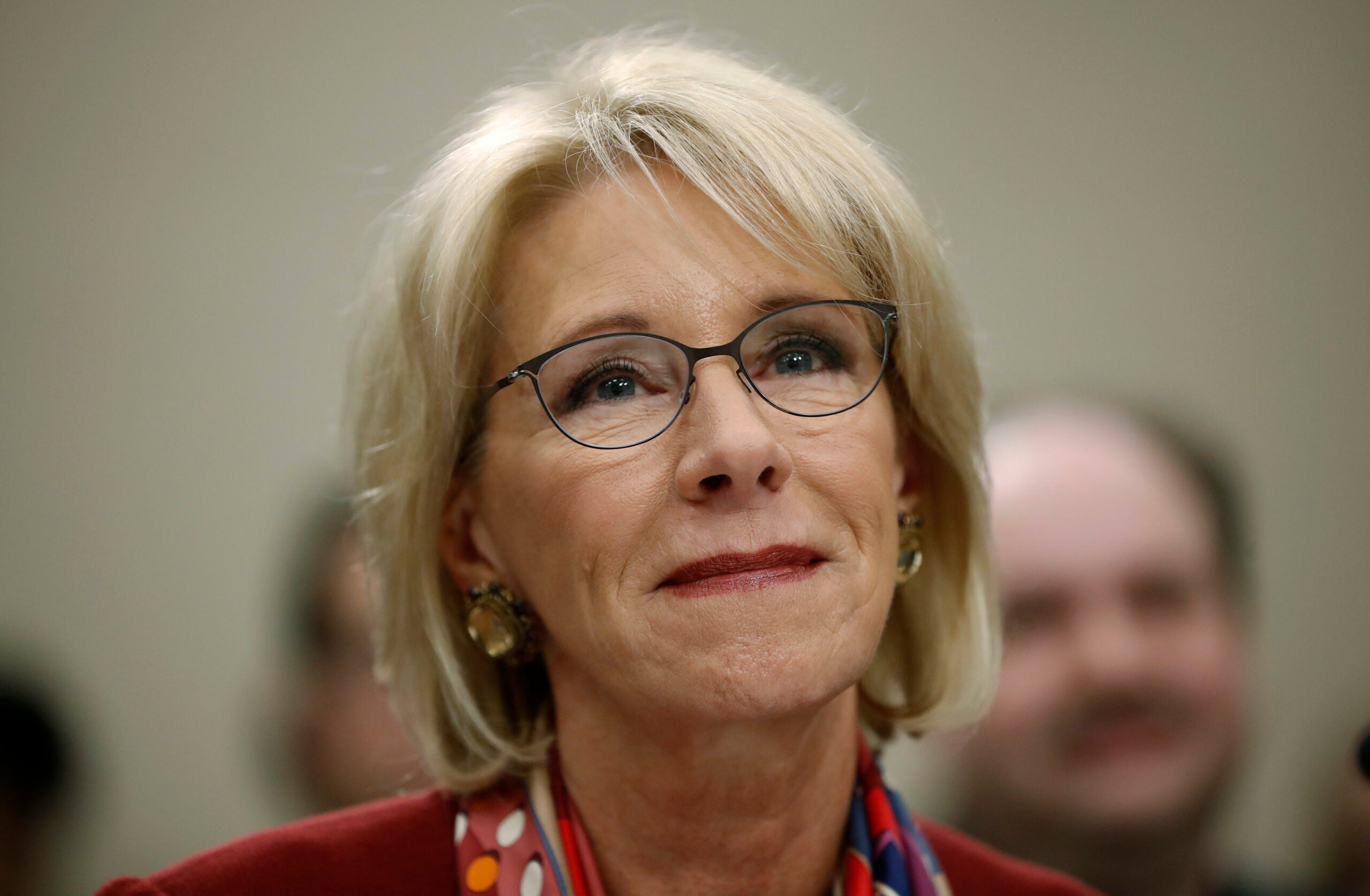 DeVos faces withering criticism in House hearing
