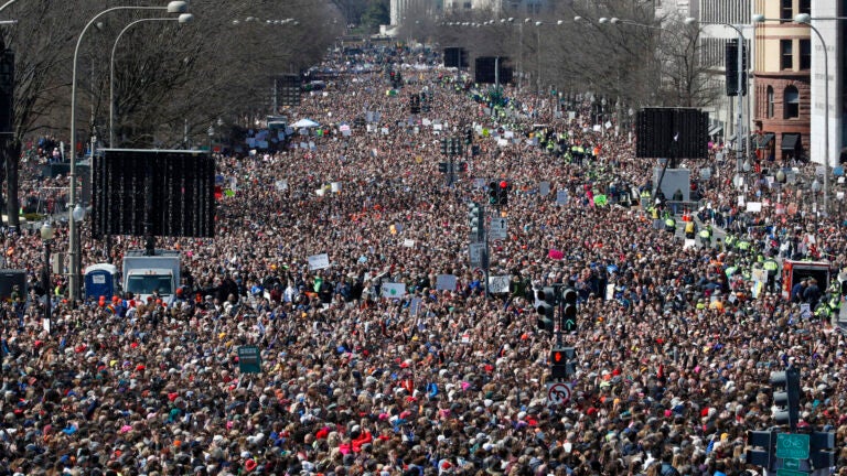 'This just needs to stop': Hundreds of thousands decry guns