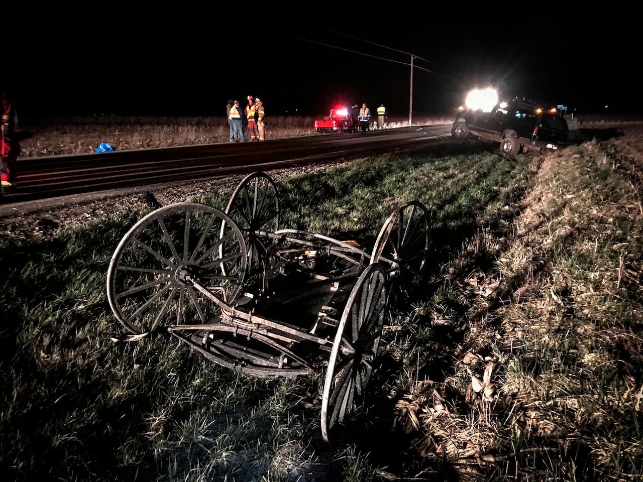 Woman killed, man and 2 infants hurt in Amish buggy crash