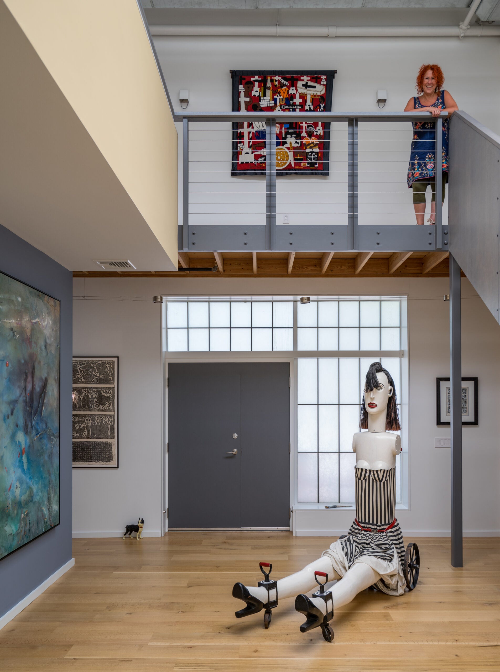 Architect Tom Huth turns loft space into a home full of art