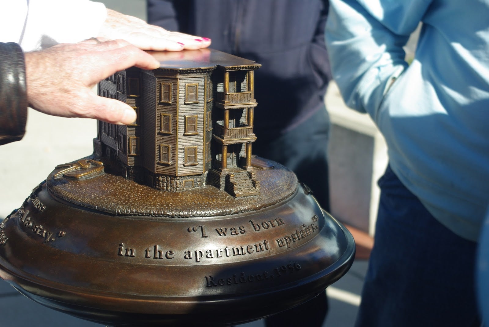 Here’s why there’s a sculpture of a triple-decker in Dorchester