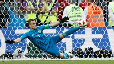 Russia defeats Spain in shootout at World Cup