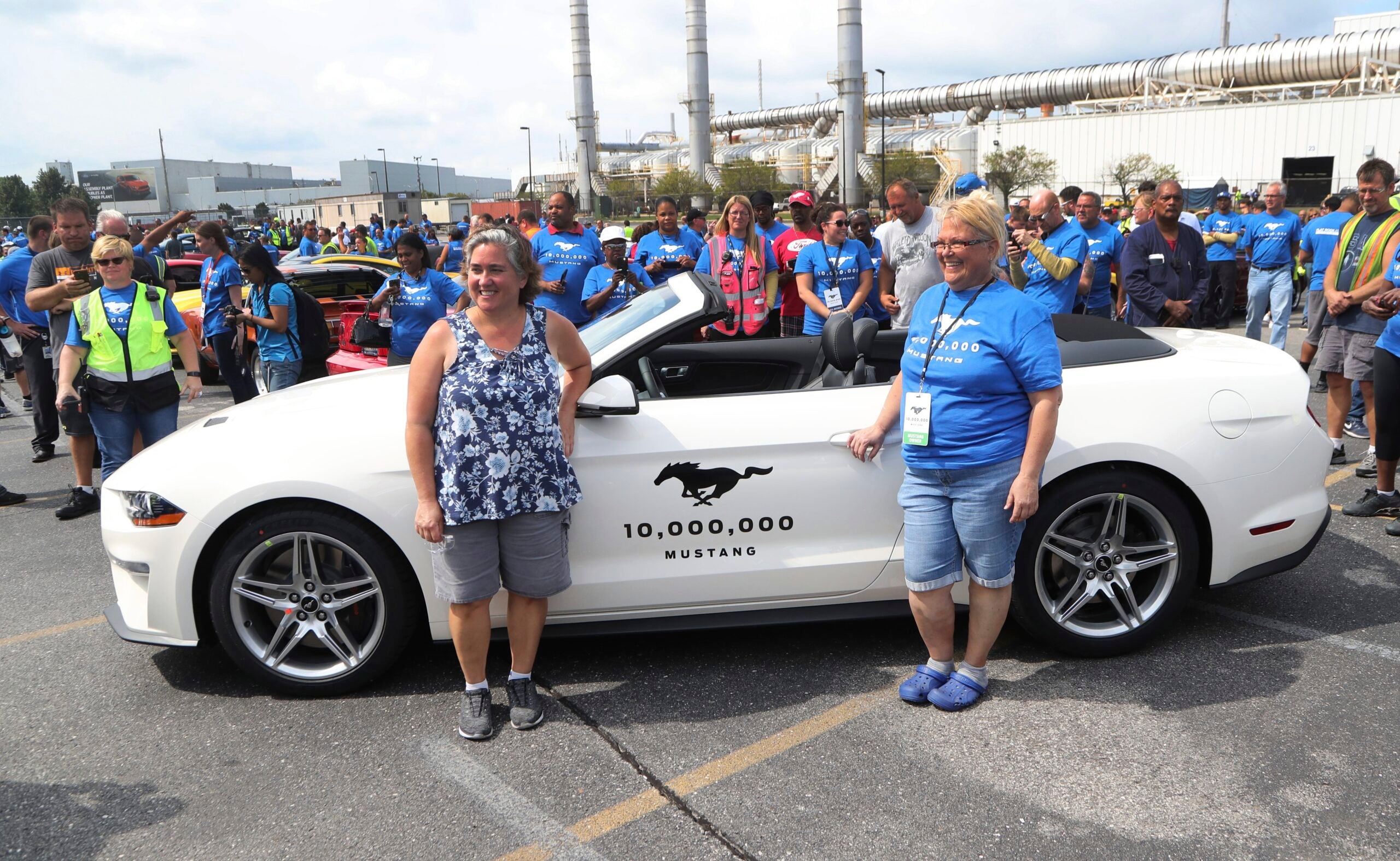 Ford celebrates production of 10 million Mustang sports cars
