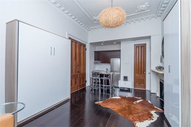 Peek inside a sleek 273-square-foot apartment in the South End