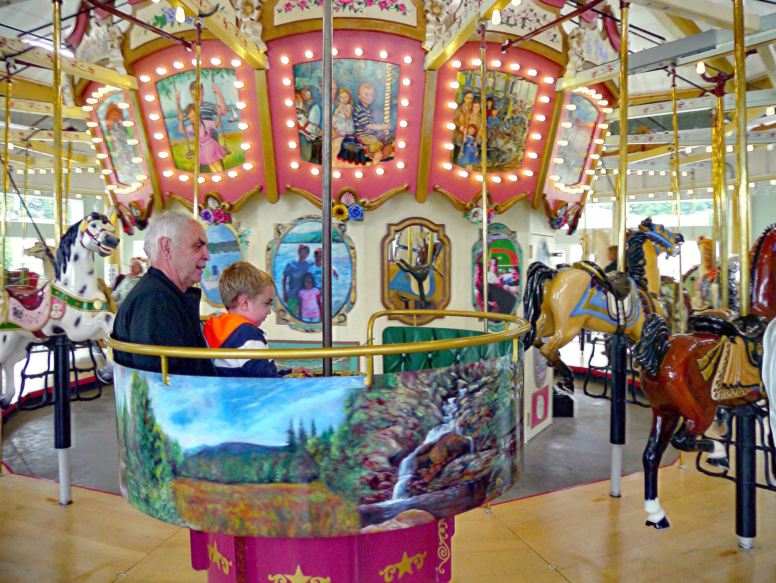 Take a spin on Pittsfield’s volunteer-made carousel