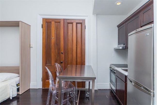 Peek inside a sleek 273-square-foot apartment in the South End
