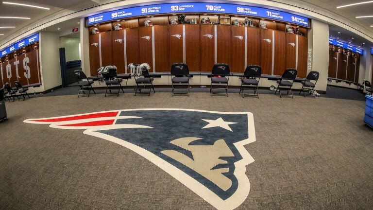 Look inside the Patriots' remodeled locker room