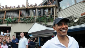 'Obama! Obama!': Barack Obama is back on Martha's Vineyard