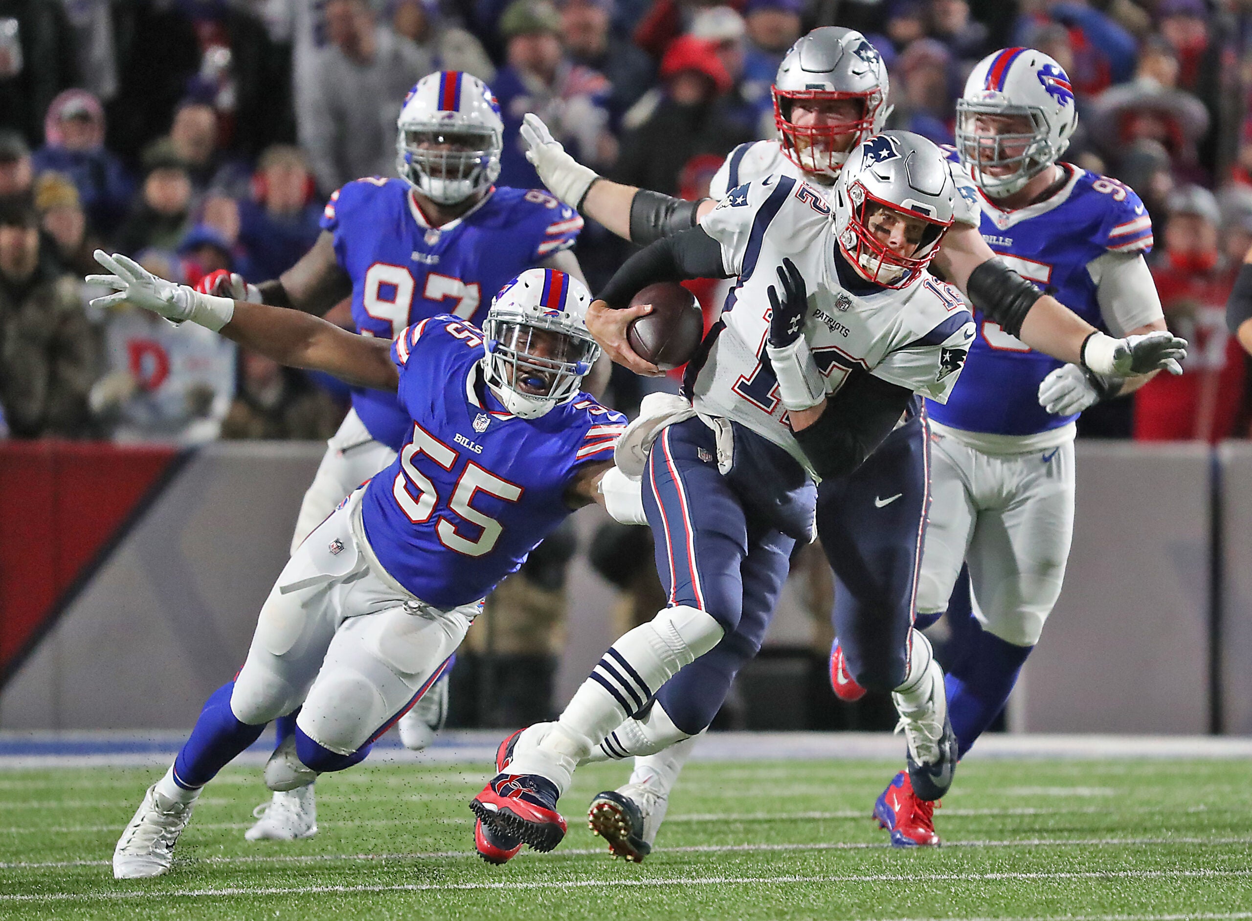 Tom Brady on his block against the Bills: 'I was like a speed bump'