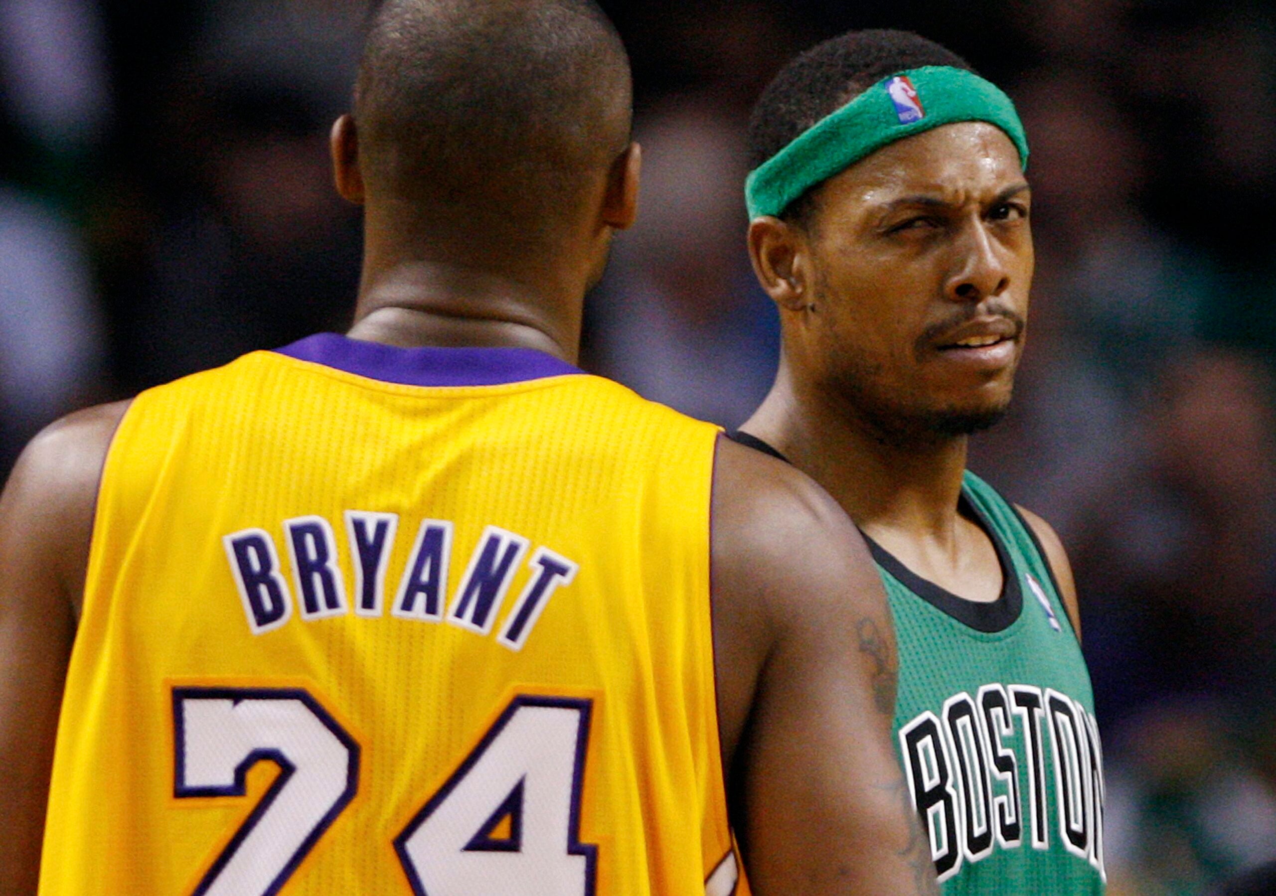 Here's how Paul Pierce responded to Kobe Bryant complimenting his 'heft'