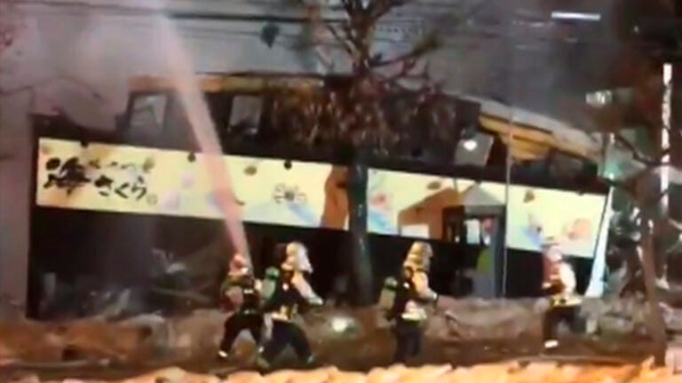 42 people were injured in a restaurant explosion in Japan