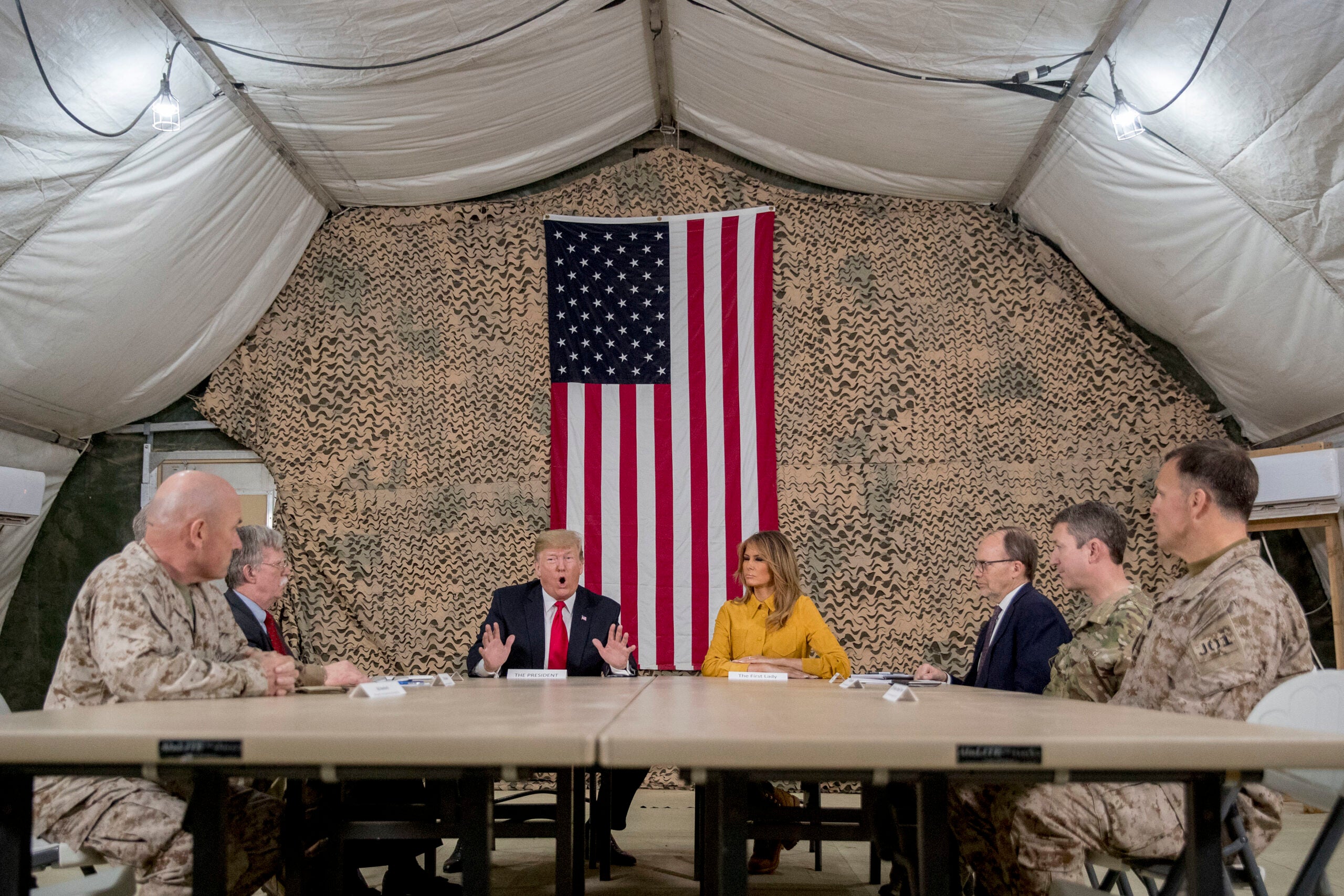 Trump is third American president to visit Iraq