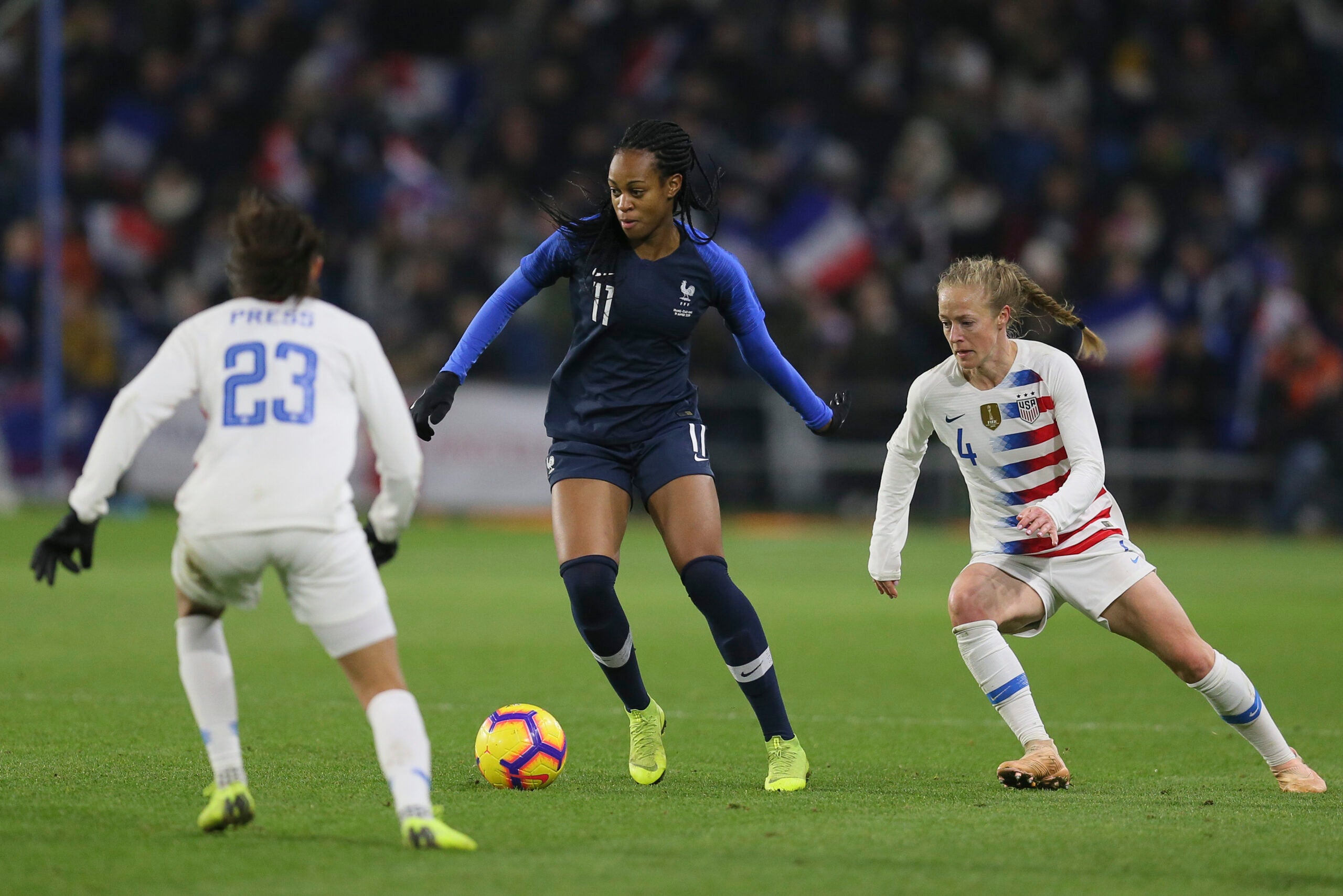 France ends 28-match US unbeaten run with 3-1 victory