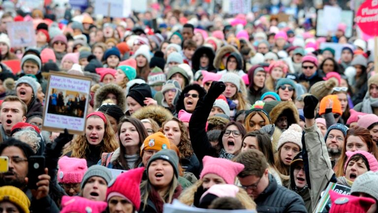 Thousands gather for Women's March in Boston
