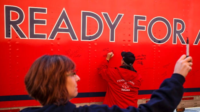Truck Day signals the official start of Red Sox’ title defense