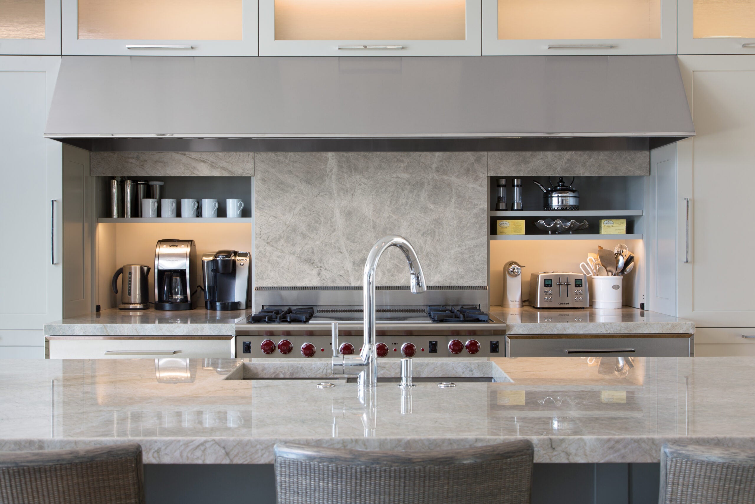 Create a morning sanctuary with a well-ordered coffee station