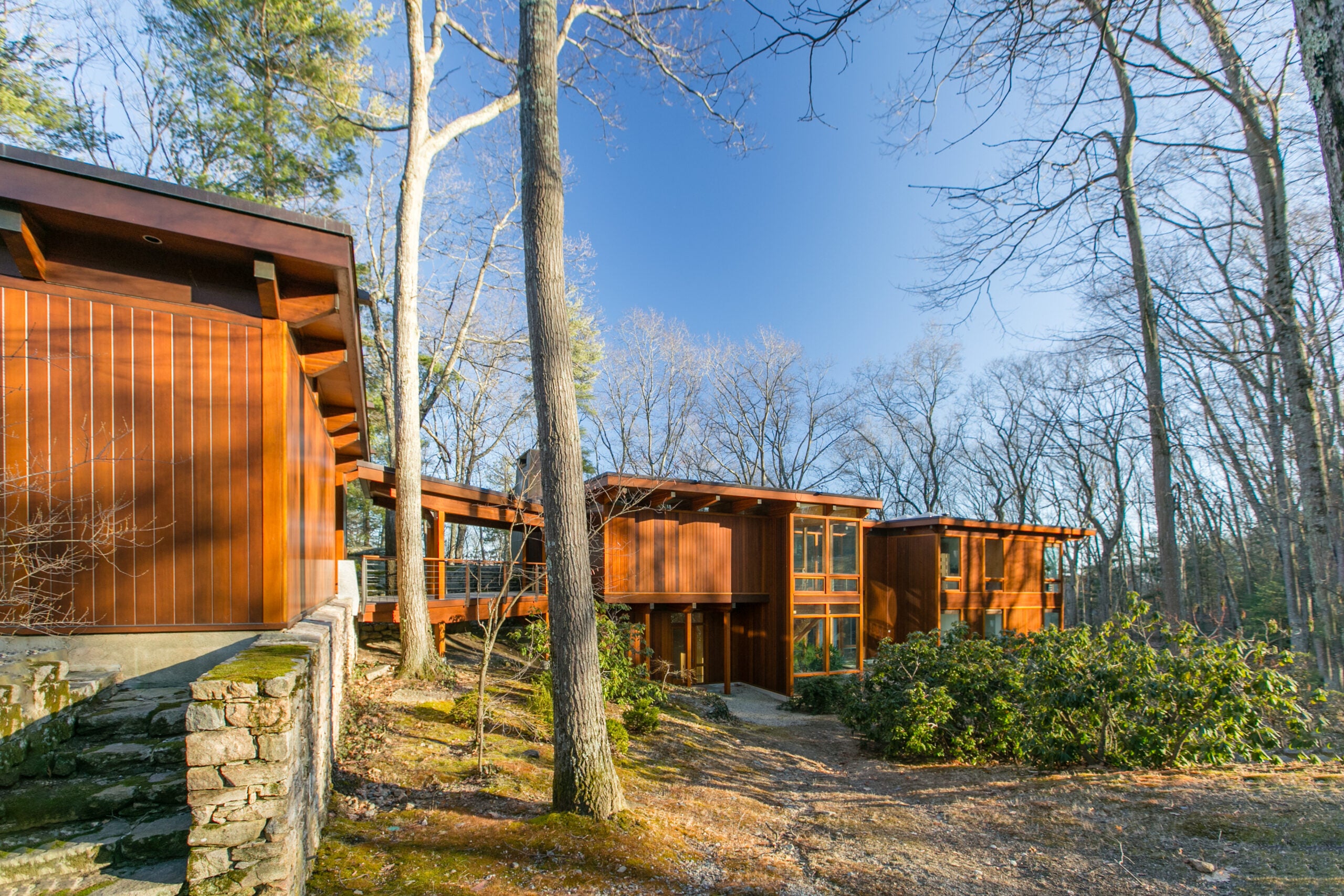 A Frank Lloyd Wright-inspired home in Lincoln is on the market
