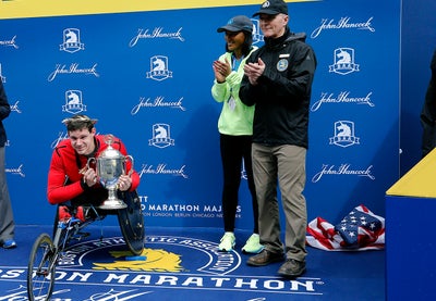 Joan Benoit Samuelson made good on her 2019 Boston Marathon promise