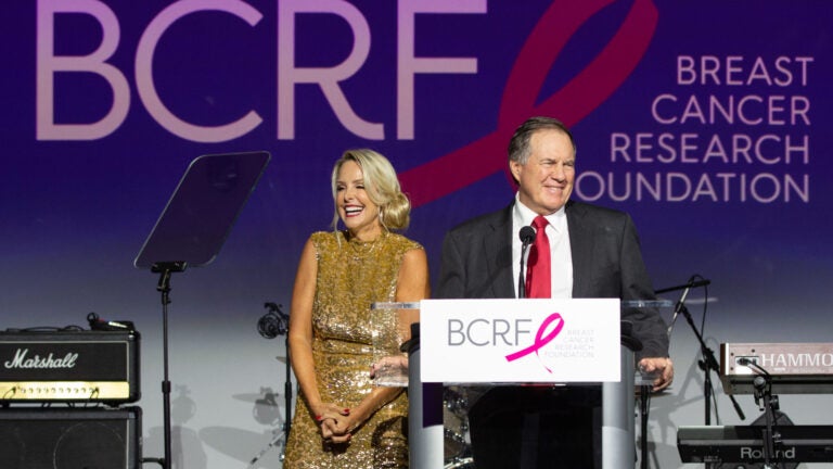 Bill Belichick and Linda Holliday honored by breast cancer foundation ...
