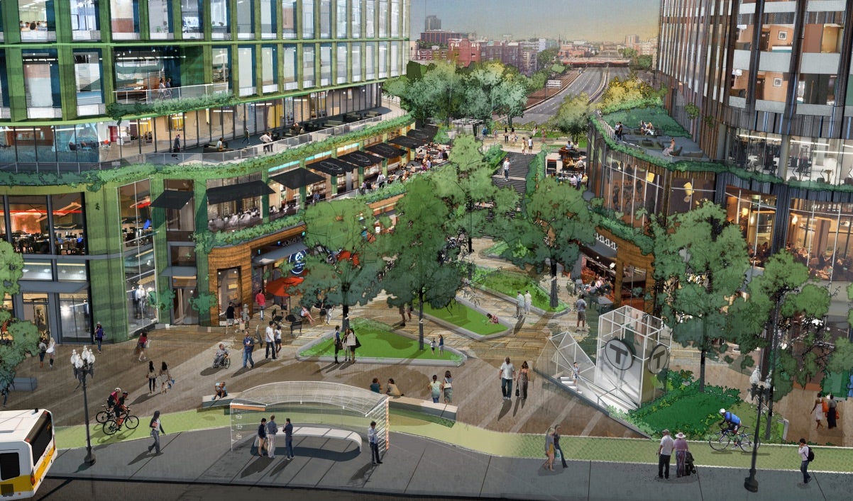 See the latest renderings of the project planned for over the Mass ...
