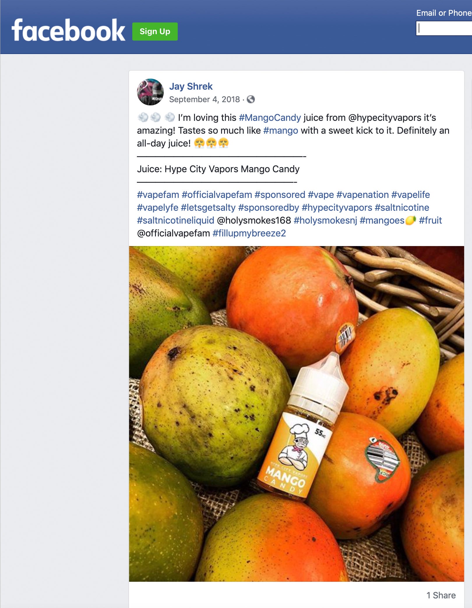 FDA: 'Influencers' promoted vaping without suitable warnings