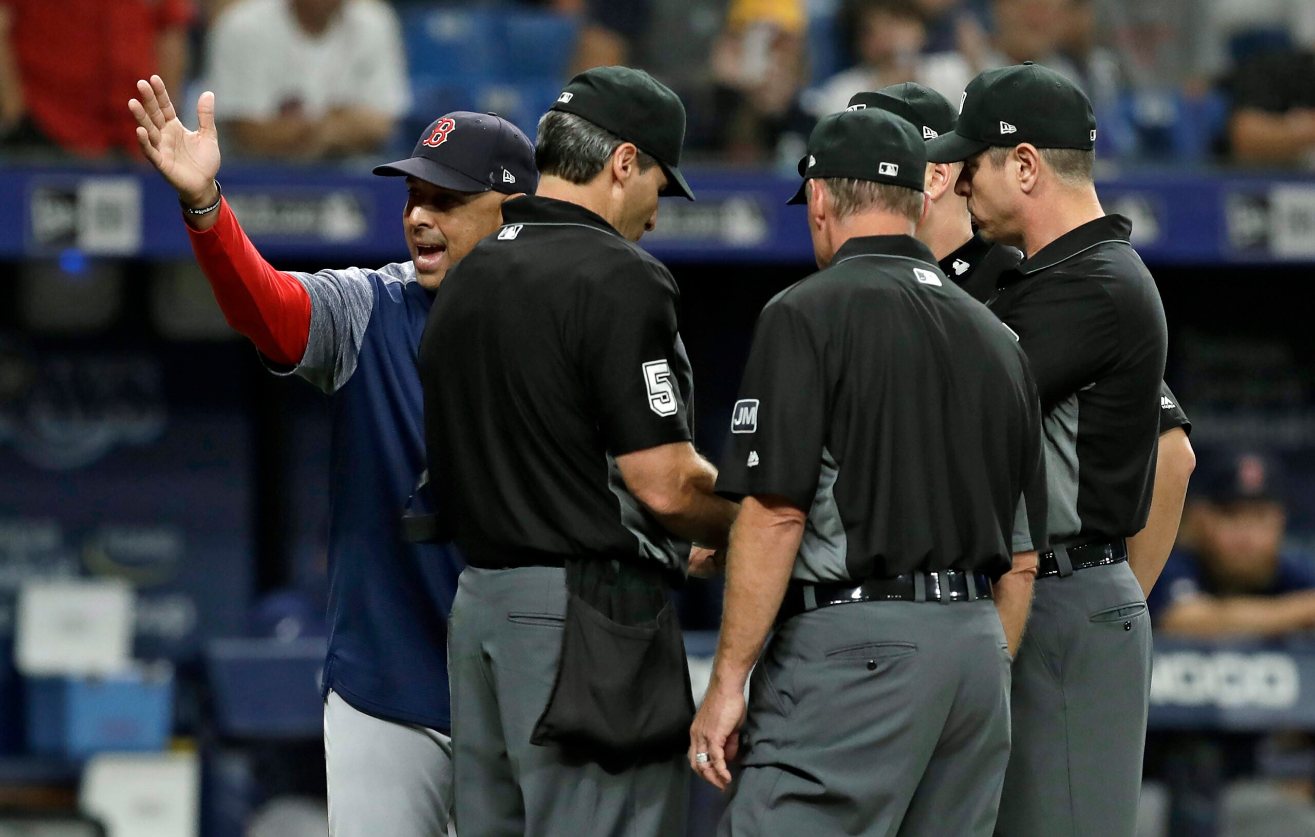Here’s what Alex Cora said about protesting Wednesday’s game