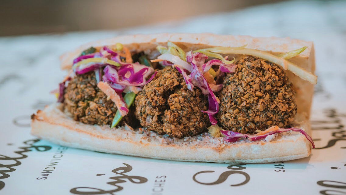 Take a look at the menu from Sally's Sandwiches, now open in the South End