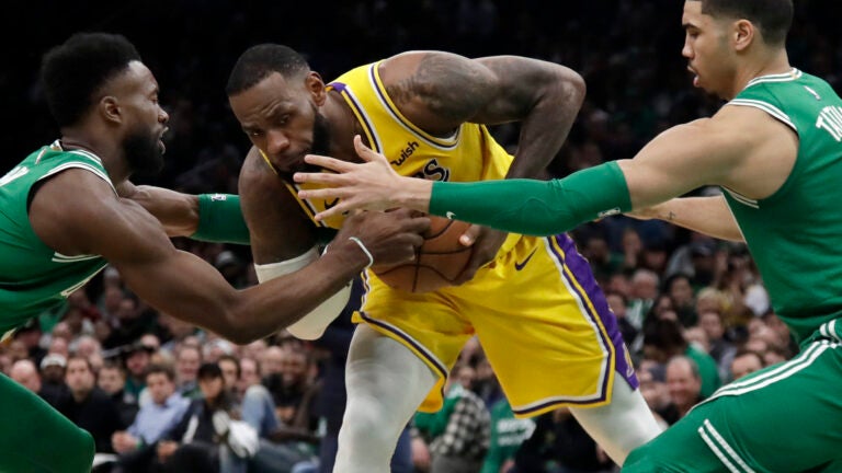 Jayson Tatum defended LeBron James from criticism over celebrating son ...