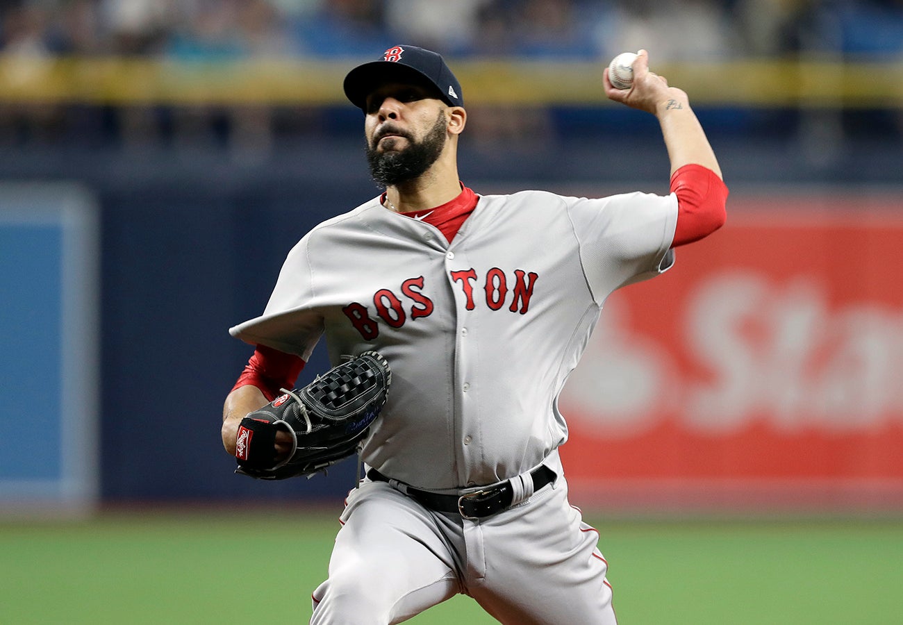 David Price throws a three-inning simulated game