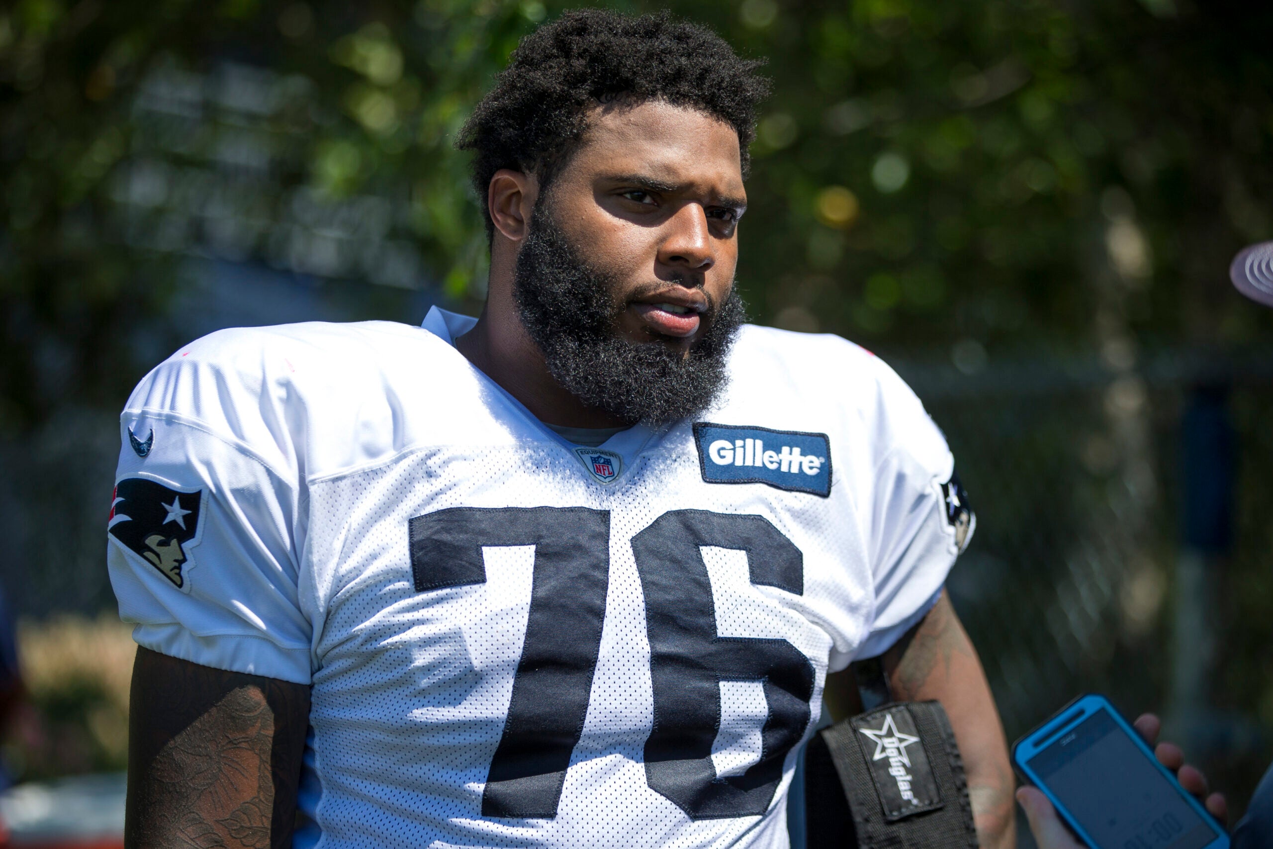 Isaiah Wynn takes live drills, game action could be next