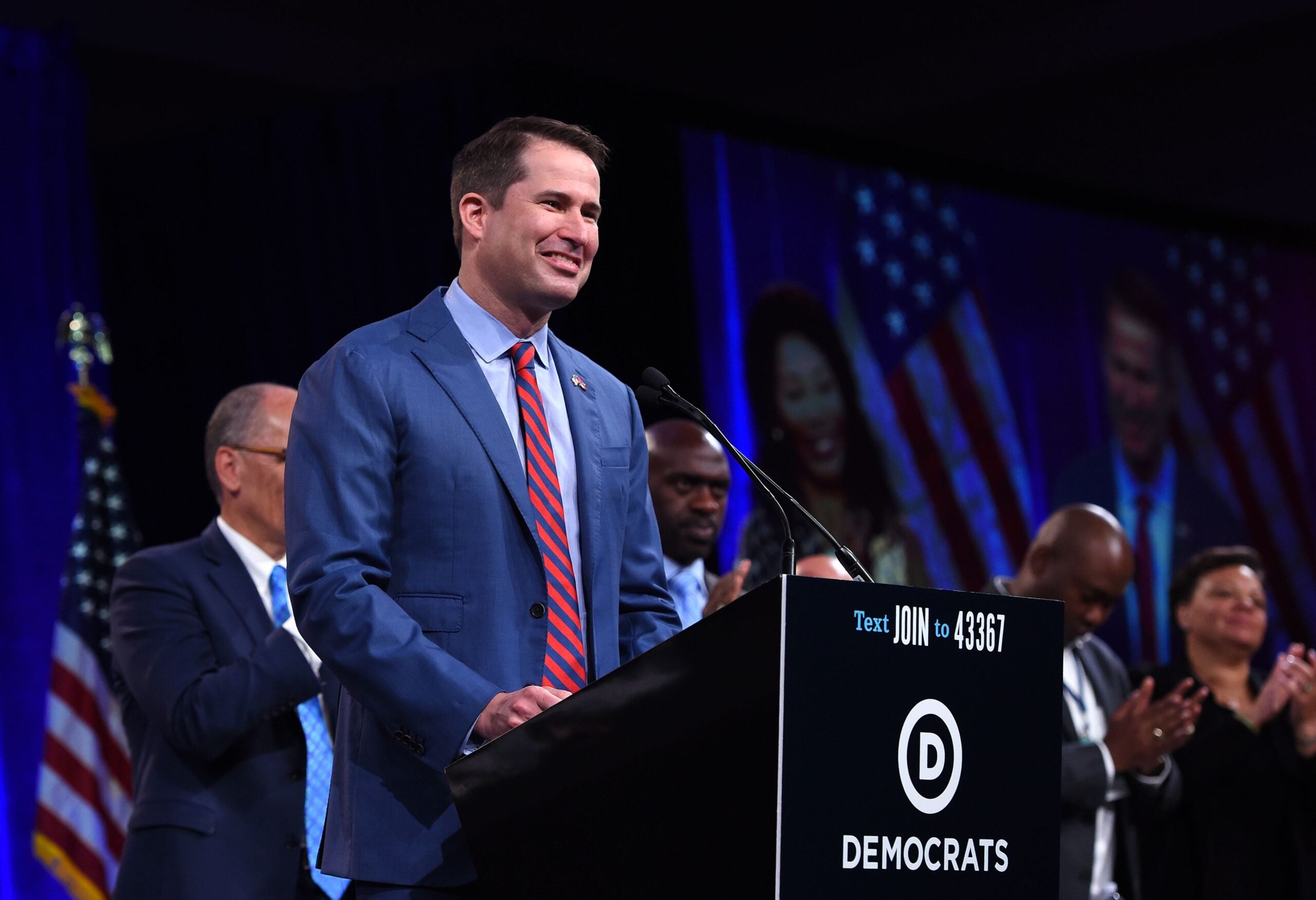 Donald Trump took a sarcastic swipe at Seth Moulton on his way out of ...
